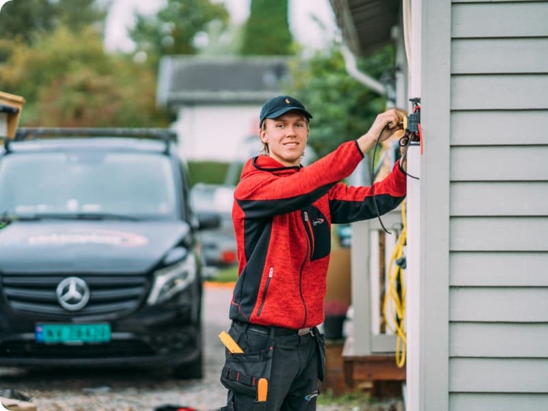 Montere elbillader | Elektropluss Telemark